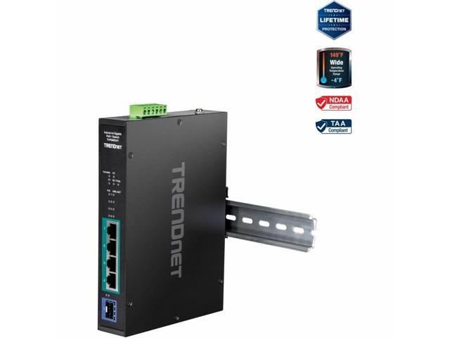 Click here for TRENDnet TI-PGM541  5-port Industrial Gigabit PoE+... prices