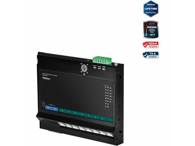 Click here for TRENDnet 10-Port Industrial Gigabit PoE+ Wall-Moun... prices