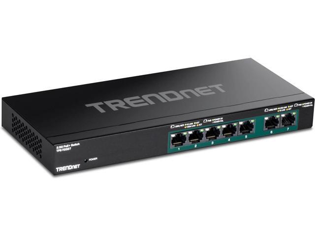 Click here for TRENDnet 7-Port Multi-Gig PoE+ Switch  5 x 1G RJ-4... prices