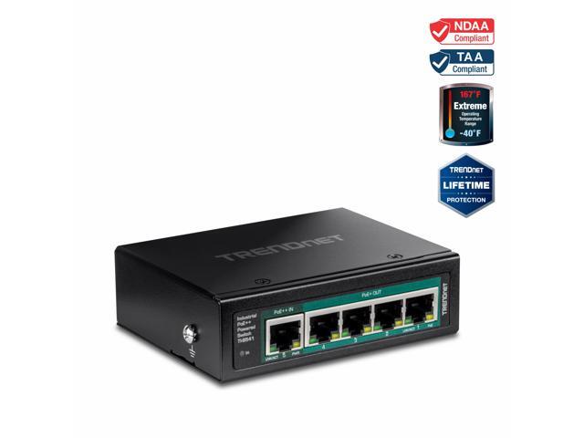 Click here for TRENDnet TI-B541 5-Port Industrial Gigabit PoE++ P... prices