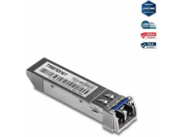 Click here for TRENDnet TEG-MGBS20  SFP Single Mode LC Module (20... prices