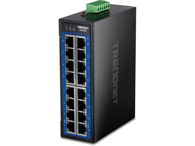 Click here for TRENDnet 16-Port Industrial Gigabit DIN-Rail Switc... prices
