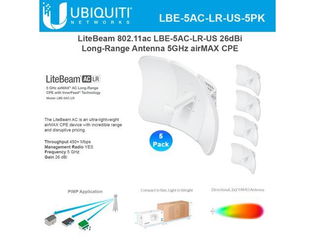 Click here for Ubiquiti Networks LiteBeam AC LR LBE-5AC-LR-US 26... prices