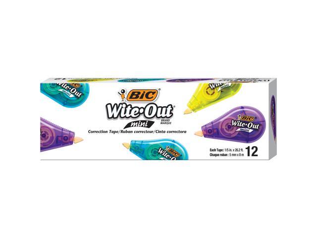 Click here for BIC Mini Correction Tape Non-Refillable 1/2 w x 26... prices