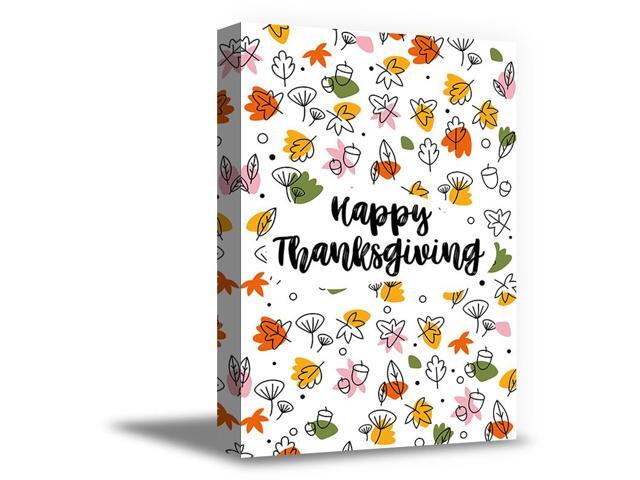 Click here for Awkward Styles Thanksgiving Canvas Wall Art Happy... prices