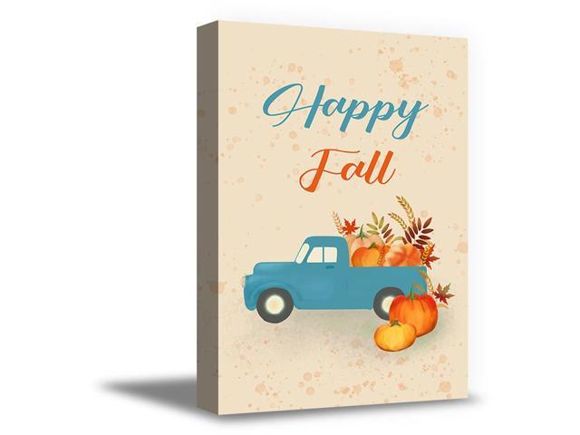Click here for Awkward Styles Thanksgiving Canvas Wall Art Happy... prices