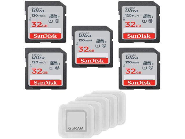 Click here for SanDisk 32GB (5 Pack) Ultra SDHC UHS-I Class 10 Me... prices