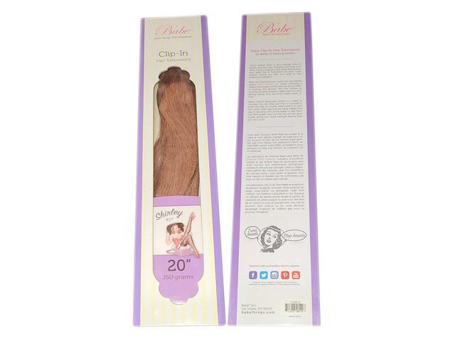 Click here for Babe 20 Inch Clip-In ( Shirley ) #27 100 Human Hai... prices