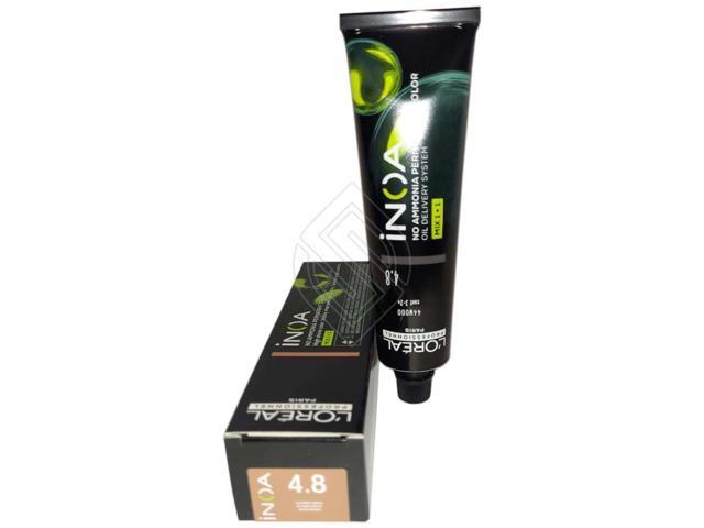 Click here for Loreal Professionnel Paris Inoa #4.8 Mocha Brown N... prices
