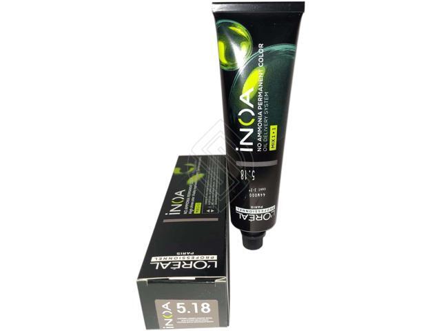 Click here for Loreal Professionnel Paris Inoa #5.18 Light Ash Mo... prices