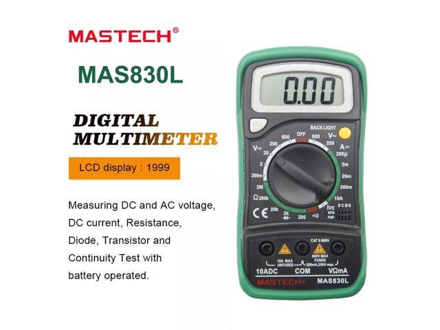 Click here for MASTECH MAS830L Pocket Digital Multimeter with Res... prices