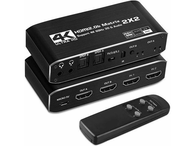 Click here for Easyday YIIIT HDMI2.0b Matrix 2X2 dual audio 4K/60... prices