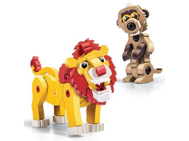Click here for Bloco Toys Lion & Meerkat - Educational STEM Toy -... prices