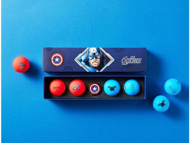 Click here for Volvik Vivid Soft: Captain America 4.0 Golf Ball -... prices