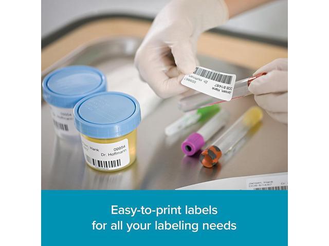 DYMO Multipurpose Labels For LabelWriter Label Printers  1 x 2 1/8  White  500 Labels Per Roll  Pack Of 6 Rolls