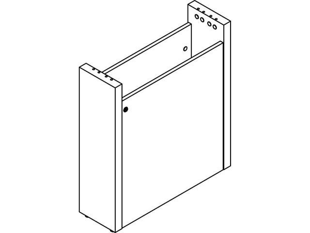 Click here for Lorell Base w/Wire Management Door 24x8x28 Mahogan... prices