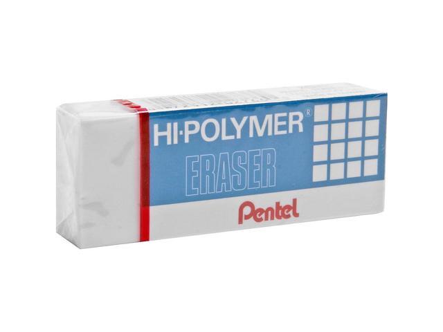 Click here for Pentel Hi-Polymer Eraser Large Nonabrasive White Z... prices
