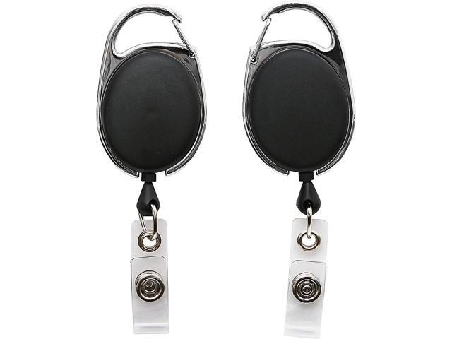 Click here for Baumgartens Clip ID Badge Reel  Caribiner Style  3... prices