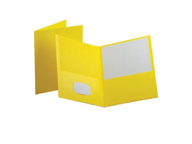 Click here for Oxford Twin-Pocket Portfolios  Yellow  Pack Of 10 prices