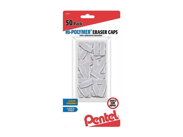 Click here for Pentel Hi-Polymer Eraser Caps  White  Pack Of 50 prices