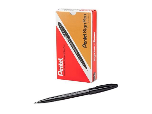 Click here for Pentel Sign Pen .7mm Black Barrel/Ink Dozen S520A prices
