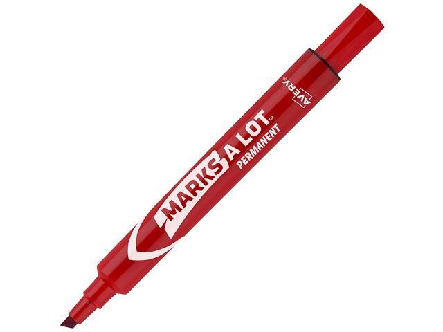 Click here for Avery Marks-A-Lot Permanent Markers  Chisel Tip  R... prices