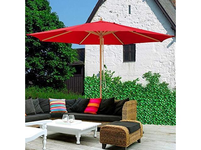 Click here for Yescom 13FT Large Outdoor Patio Umbrella UV30+ Woo... prices