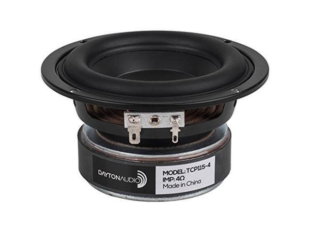 Click here for dayton audio tcp115-4 4 treated paper cone midbass... prices