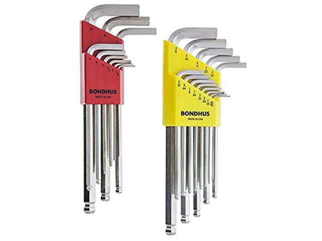 Click here for bondhus 26999 ball end tip hex key l-wrench set w/... prices