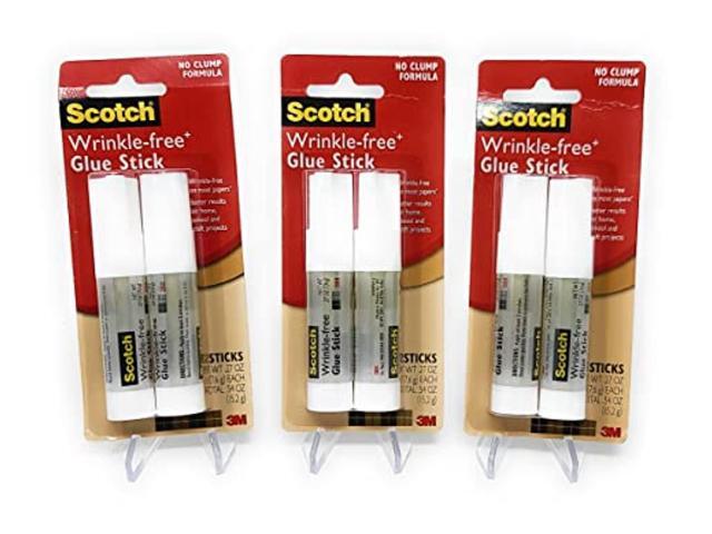 Click here for scotch wrinkle-free glue sticks 2/pkg-.27oz (3 pac... prices