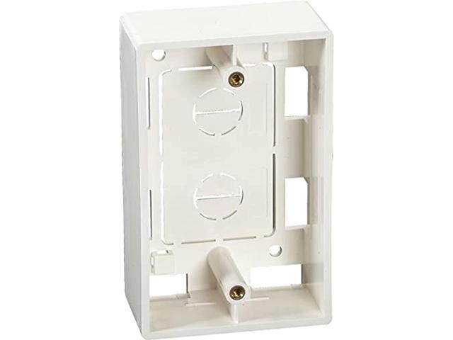 Click here for SURFACE MOUNT BOX - SINGLE GANG  OFFICE WHITE  GSA... prices