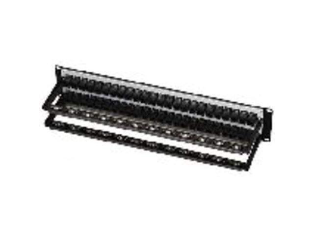 Click here for CAT5E FEED-THROUGH PATCH PANEL - 2U  SHIELDED  48-... prices