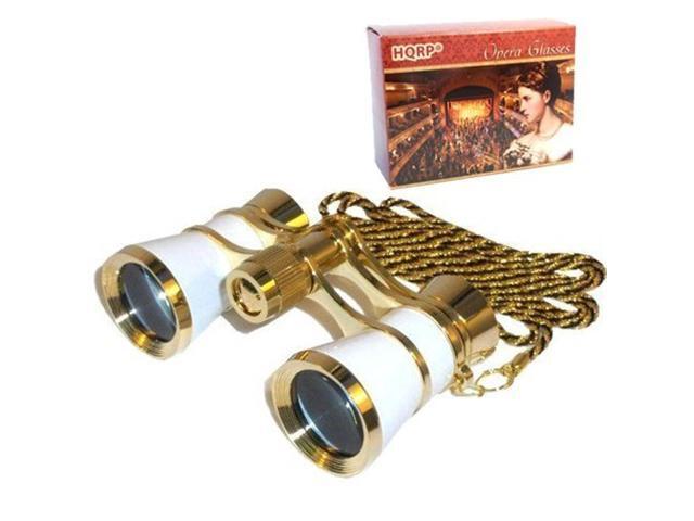 Click here for hqrp opera glasses binocular white pearl color  cr... prices