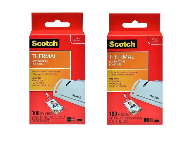 Click here for scotch thermal laminating pouches  2.4 x 4.2-inche... prices