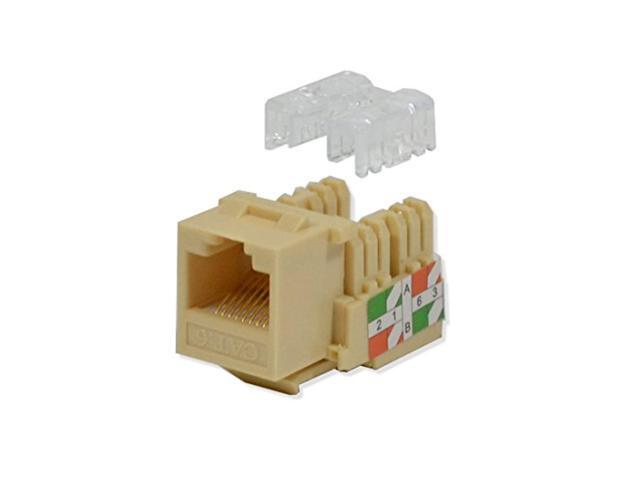 Click here for 5 pack lot Keystone Jack Cat6 Ivory Network Ethern... prices