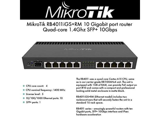 Click here for mikrotik rb4011 ethernet 10-port gigabit router (r... prices