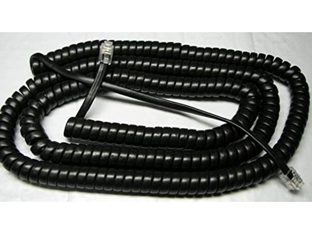 Click here for Lot of 10 Charcoal Black 25 Ft LONG Handset Phone... prices