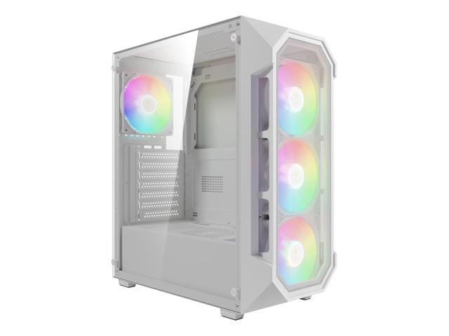 Click here for Gamdias AURA GC1 ELITE WHITE ARGB  ATX PC case  Te... prices