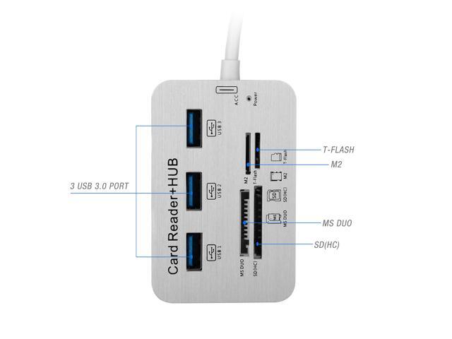 Click here for 3-Port USB 3.0/3.1 Hub With Card Reader  USB Hub a... prices