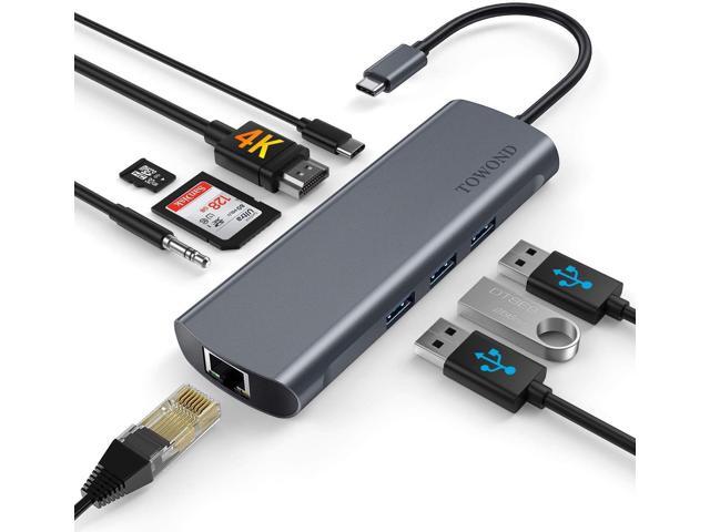 Click here for MacBook Pro USB Adapter USB C Hub  9 in 1 Type C D... prices