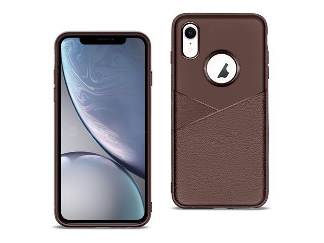 Click here for Reiko Apple iPhone XR TPU Leather Feel Case Leathe... prices
