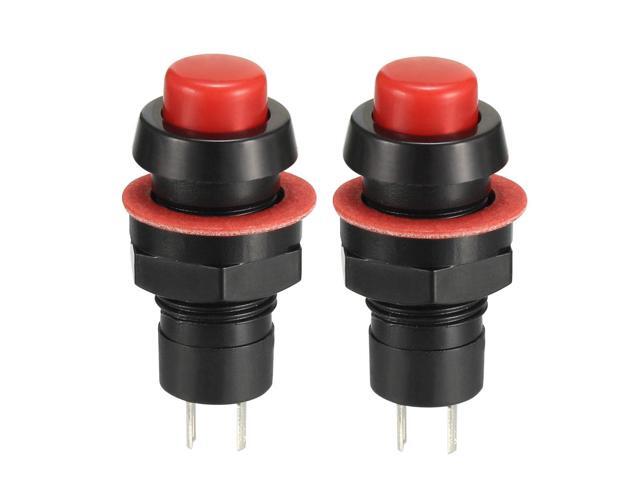 Click here for 10mm Mounting Hole Red Latching Push Button Switch... prices