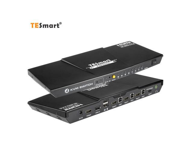 Click here for TESmart 4 Port HDMI+Type C KVM Switch 4K@60Hz 4:4:... prices