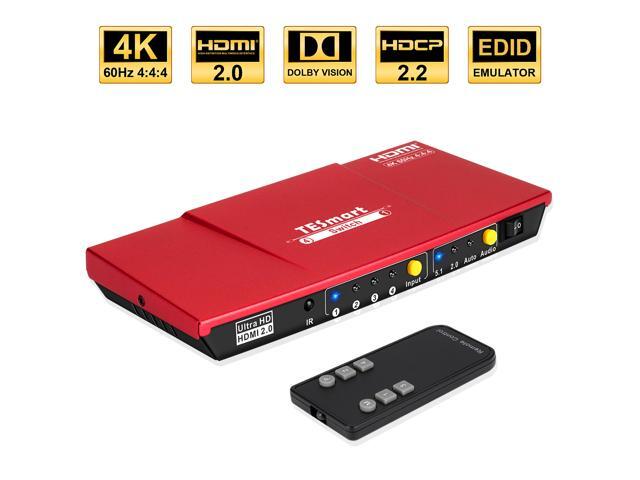 Click here for TESmart 4x1 HDMI Switch supports Ultra HD 4K@60Hz... prices