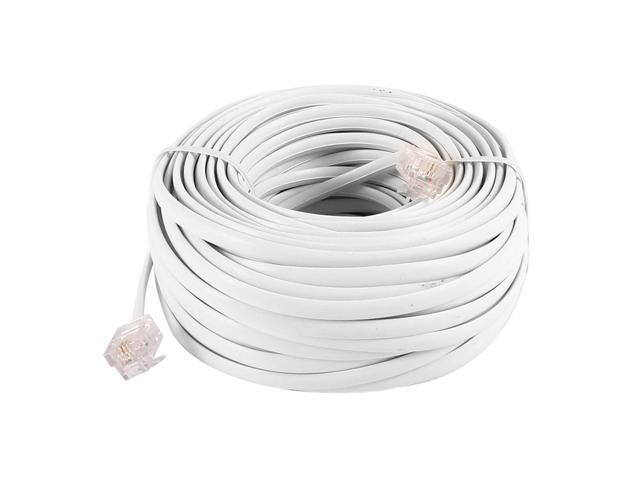 Click here for Unique Bargains 15M 49ft RJ11 6P4C Telephone Exten... prices