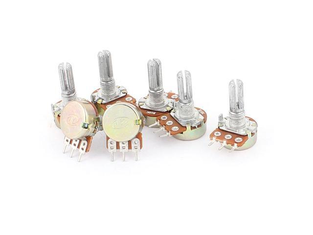 Click here for 7 PCS B10K 10K Ohm 6mm Shaft Single Linear Adjusta... prices