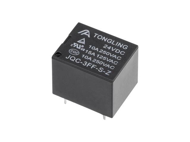 Click here for 1 Pcs JQC-3FF-S-Z DC 24V Coil SPDT 5 Pin PCB Elect... prices