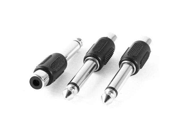 Click here for Unique Bargains 3 Pieces 6.35mm 1/4 Mono Audio Mal... prices