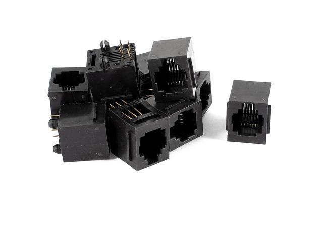 Click here for 10 Pieces Right Angle PCB 6P6C RJ11 Socket Modular... prices