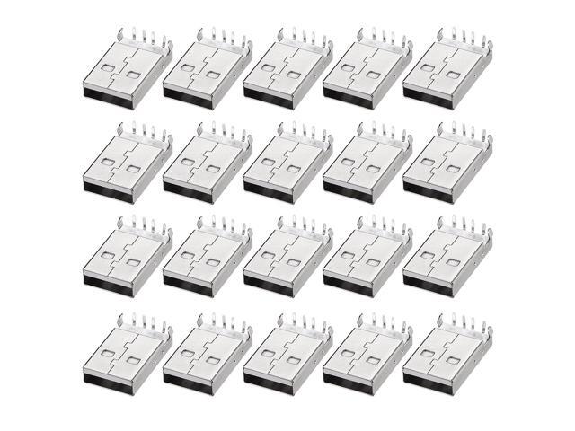 Click here for PCB USB Connector A Type 2.0 Male Jack 90 Degree B... prices